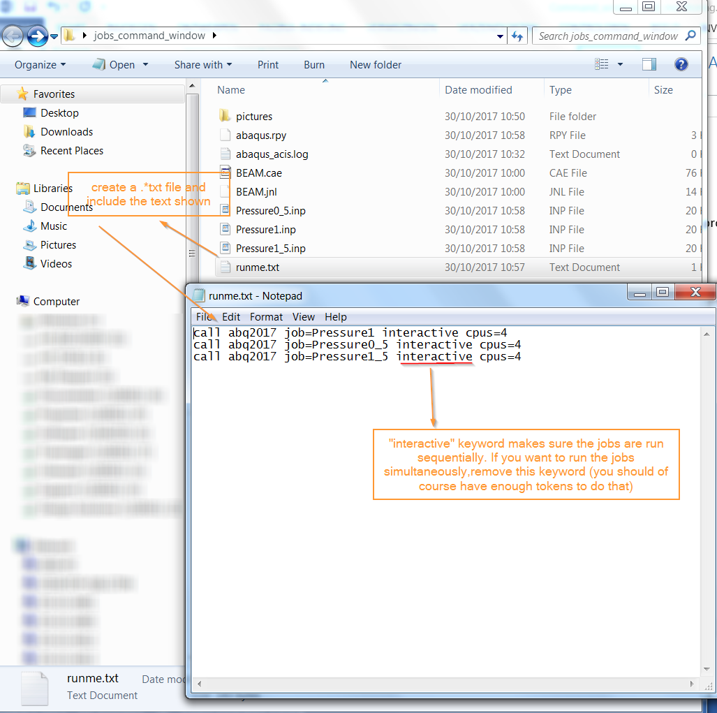 How To Submit And Monitor Abaqus Jobs Through Command Window